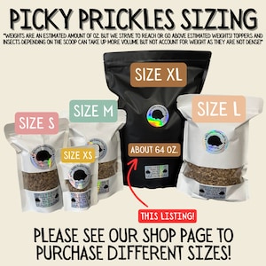 Picky Prickles Hedgehog Kibble Mix - XLARGE BAG 64 Oz. - Etsy