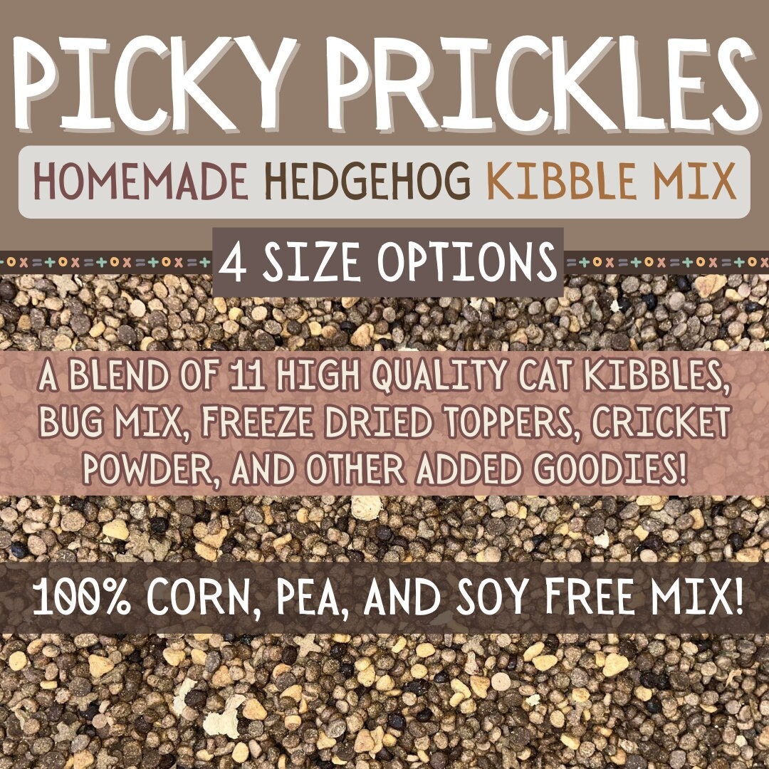 Picky Prickles Hedgehog Kibble Mix - Etsy
