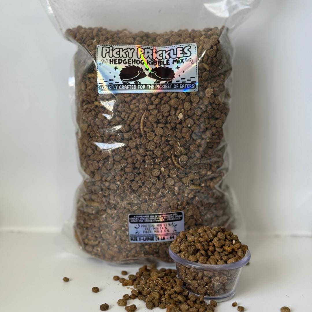 Picky Prickles Hedgehog Kibble Mix - XLARGE BAG 64 Oz. - Etsy