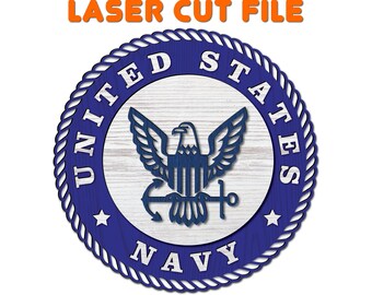 US Navy Anchor Pacific Islander Theme Resin Laser Cut - Etsy