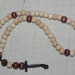Paternoster Medieval Rosary, Tasbih, Wood Paternoster With Cross ...