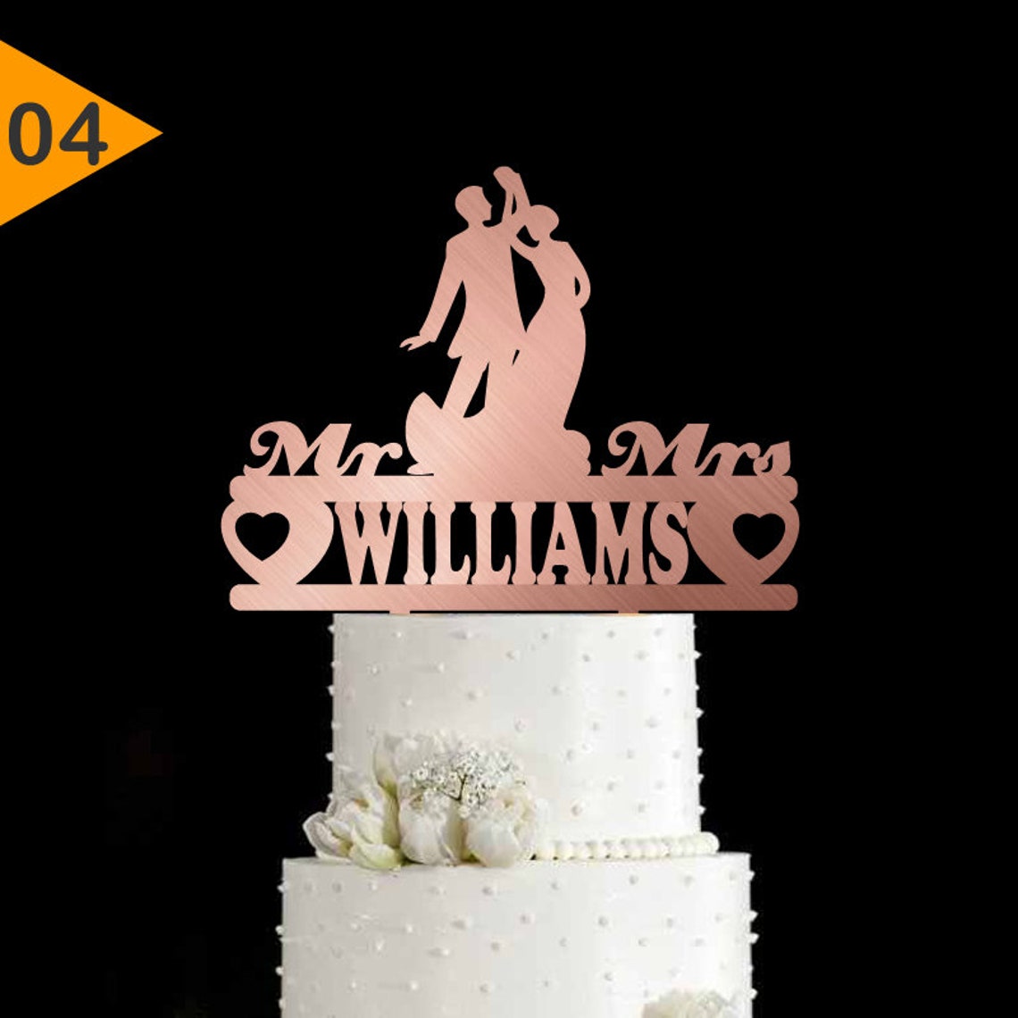 Customizable 8 Different Wedding Cakes Topper. Svg - Cdr - Dxf - Pdf ...