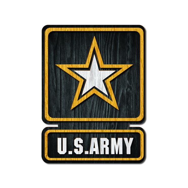 United States Army Logo Us Army Logo Laser Cut - Etsy