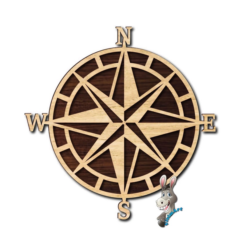 Wooden Compass - Etsy
