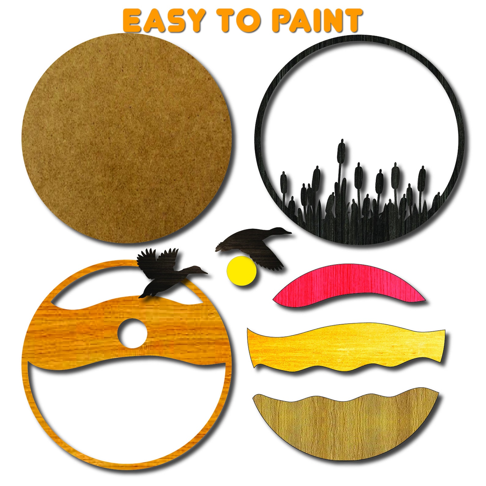 3 Layers Mallard Duck Laser Cutting Files. Mallard Duck - Etsy