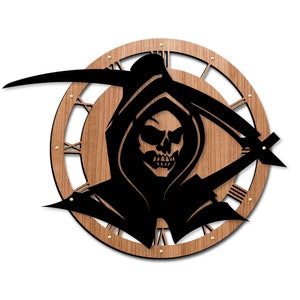 Wall Clock Gothic, Laser Cut File. Laser Cut Project Plan. Wall Clock ...