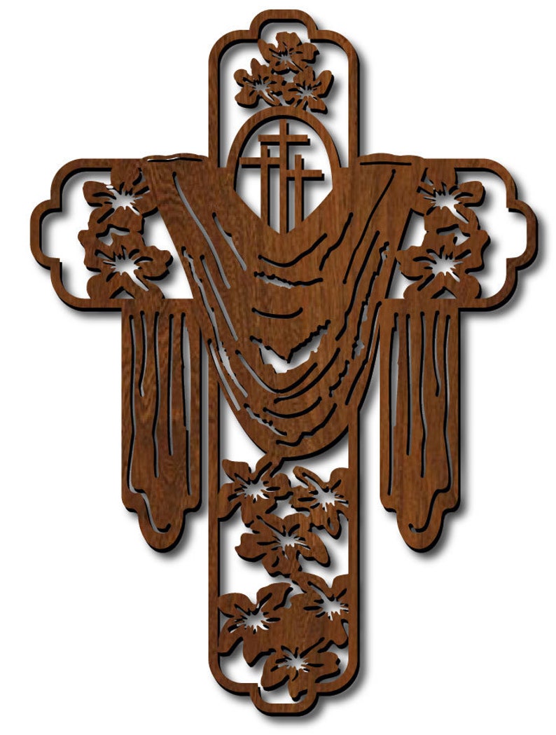 6 Pc Cross Laser Cut Vector Model. Vector File for Laser Cutting. Wall ...