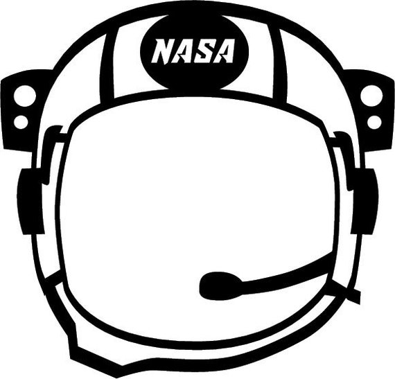 Nasa Astronaut Helmet Drawing
