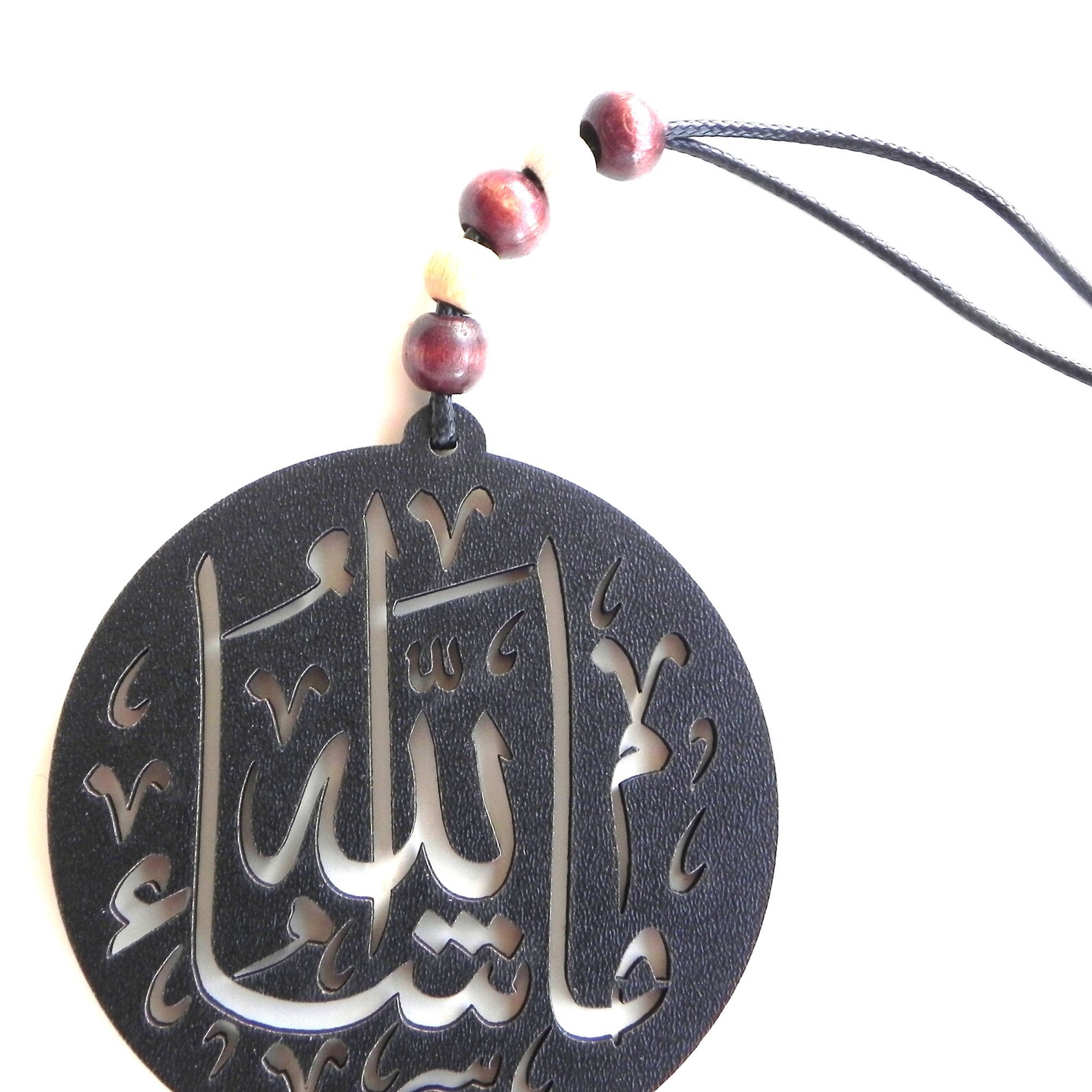 Mashallah Car Hanger Mirror Accessories. Stone Beads Wood - Etsy