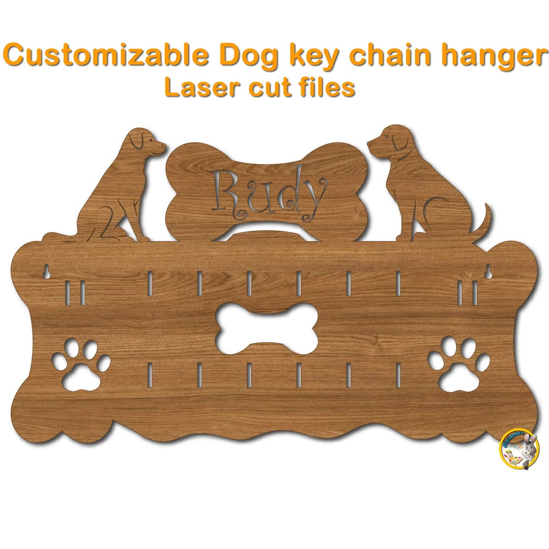Customizable Hanger for Dog Accessories. Svg - Cdr - Dxf - Pdf - Ai ...