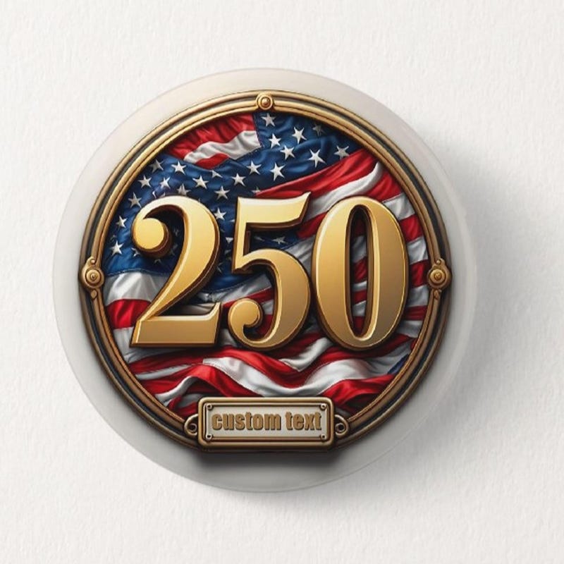 250th Anniversary Pin - Etsy