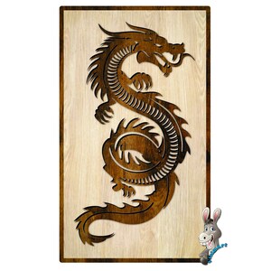 Dragon Laser Cut File. Dragon Wall Decor. Svg-ai-cdr-dxf -pdf. Dragon ...