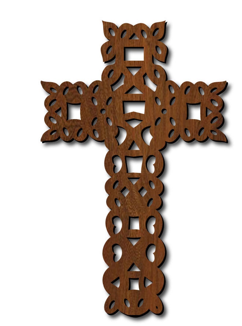 6 Pc Cross Laser Cut Vector Model. Vector File for Laser Cutting. Wall ...