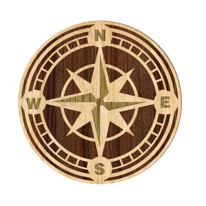 Laser Cut Compass. Laser Cut Compass File With Layer Option. Cricut Cut ...