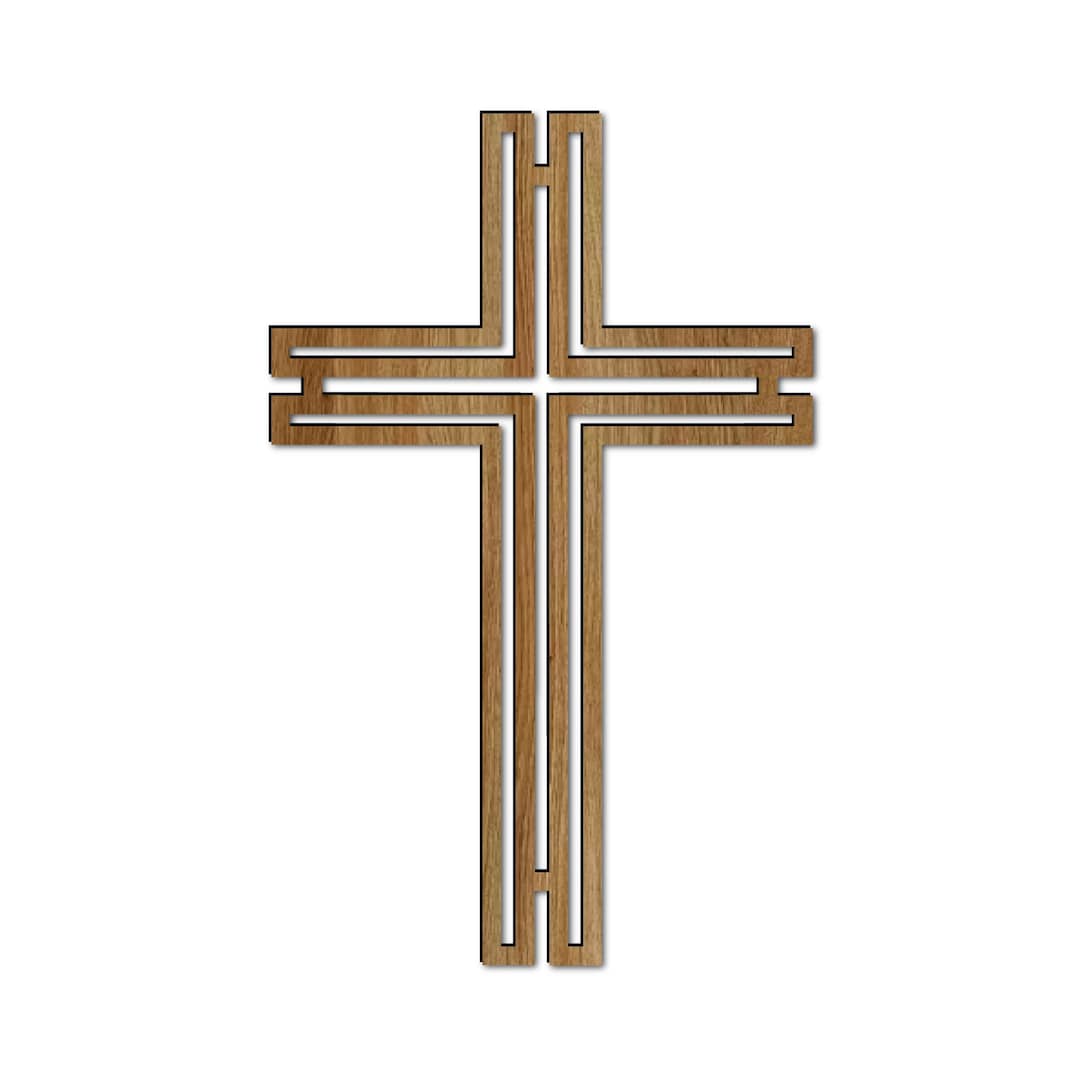 Abstract Christian Cross, Laser Cut Files. Cross File for Laser Cutting ...