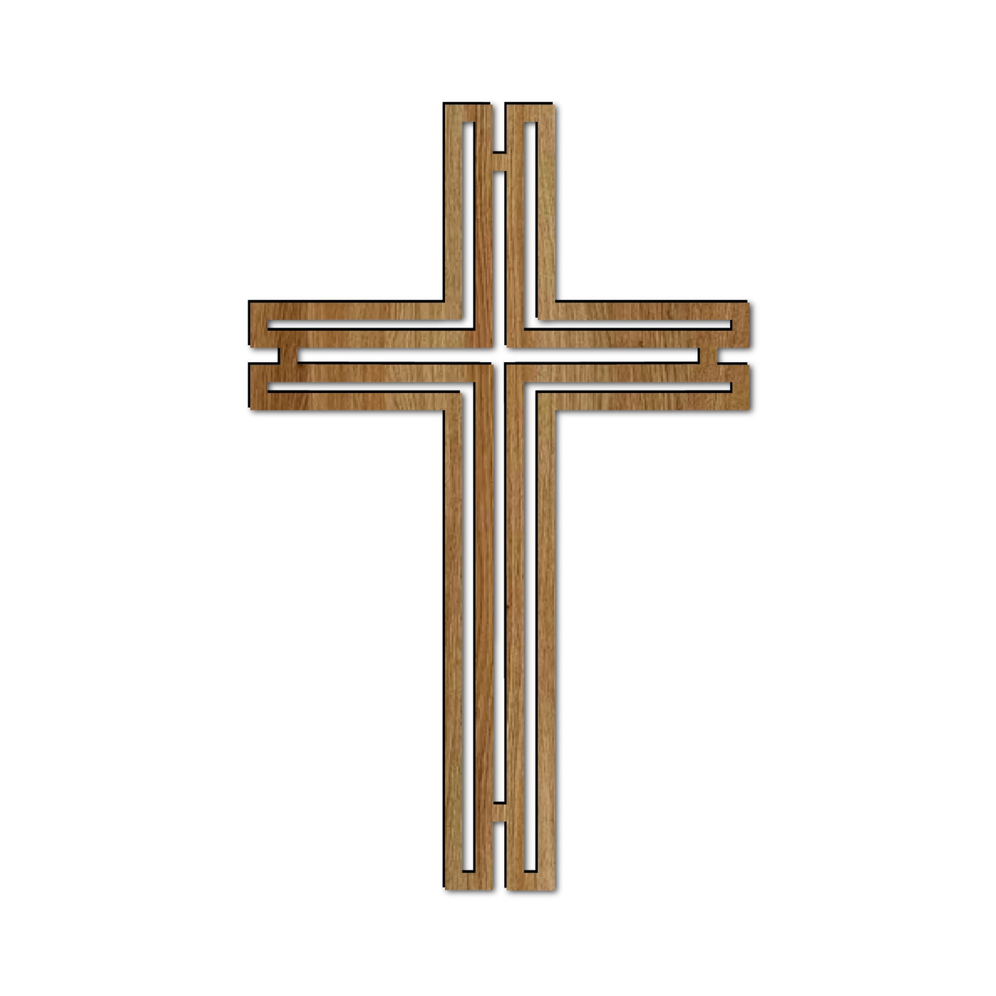 Abstract Christian Cross, Laser Cut Files. Cross File for Laser Cutting ...