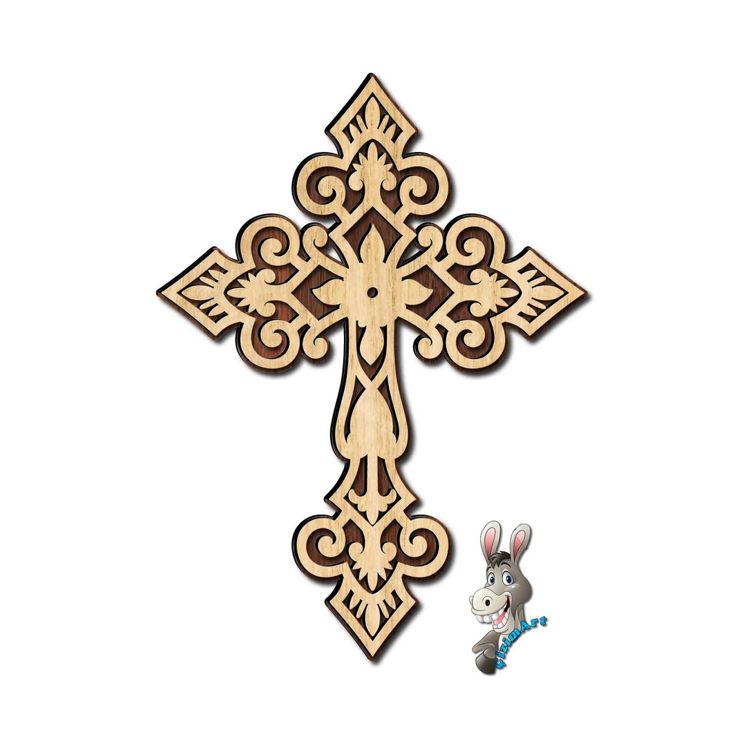 Cross Laser Cut File. Vector File for Laser Cutting. Wall Art ...