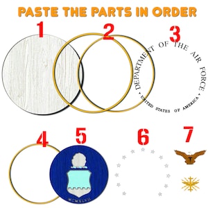 3-layer United States Air Force Wallboard for Laser Cutting. Air Force ...