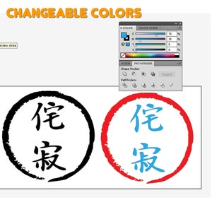 Wabi Sabi Symbol Laser Cutting and Printing File.wabi Sabi Symbol SVG ...