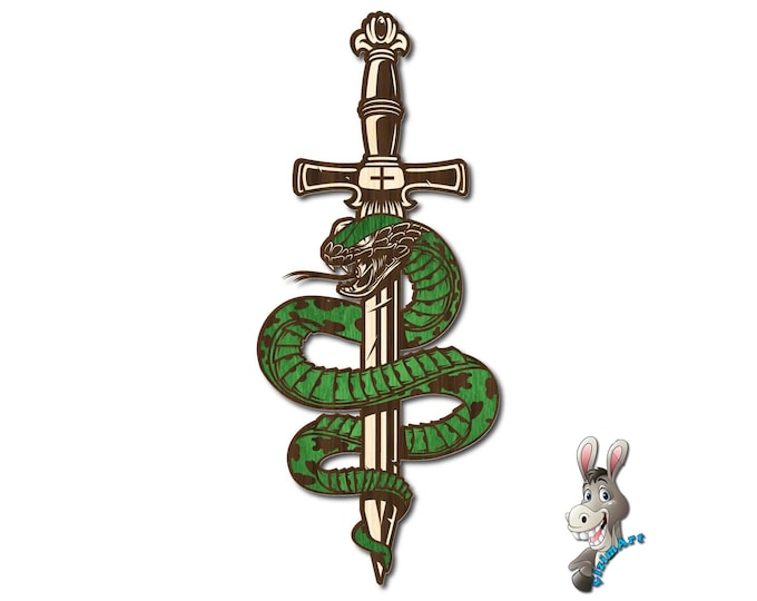 Intricate Cobra Snake 3D Illusion Laser Engraving Design - Detailed ...