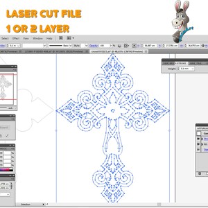 Cross Laser Cut File. Vector File for Laser Cutting. Wall Art ...
