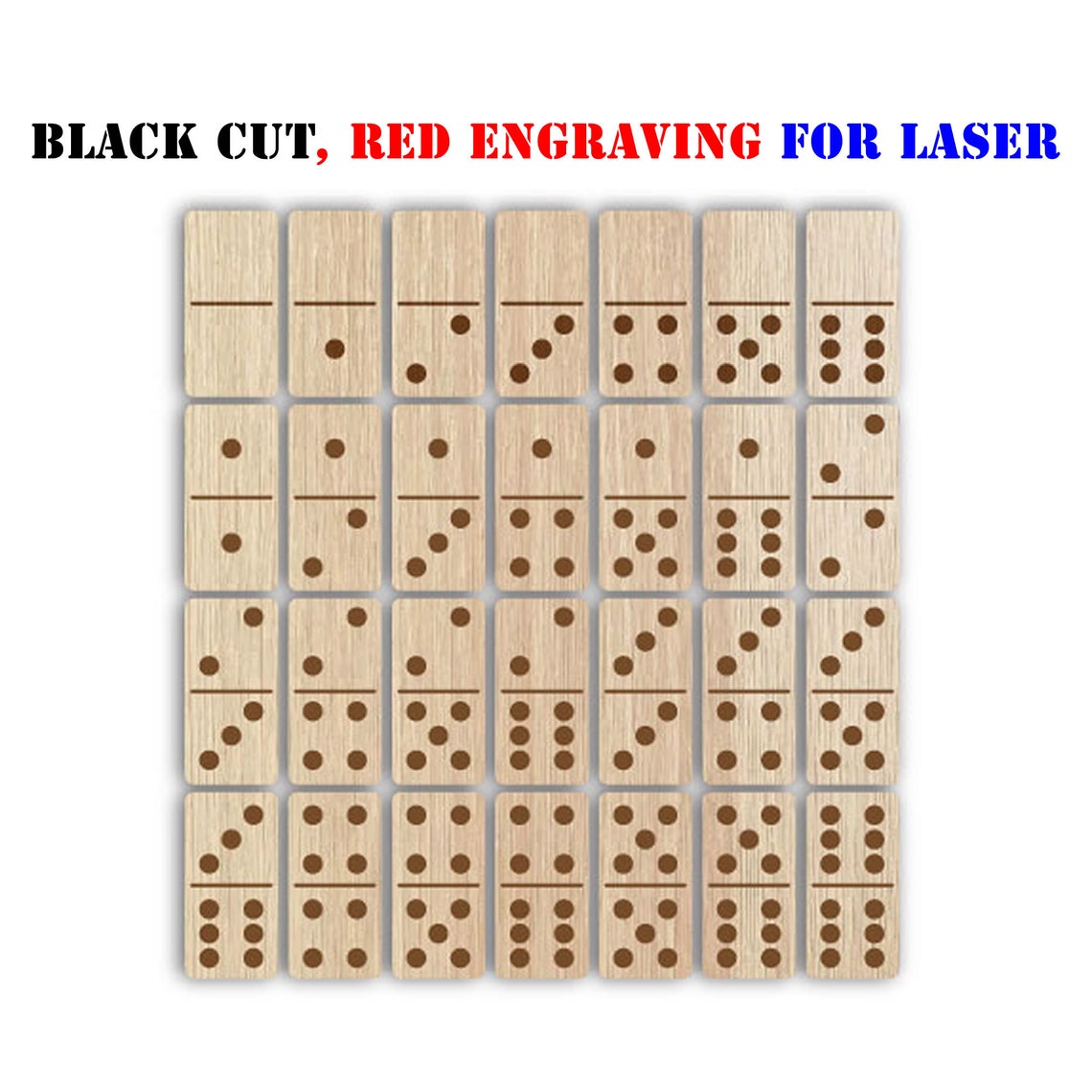 Dominoes Set Vector Domino Svg Cutting File. Domino Set - Etsy