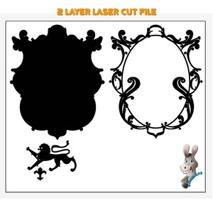 Customizable Family Arm. Laser Cut Rigging. Royal Coat of Arms Laser ...