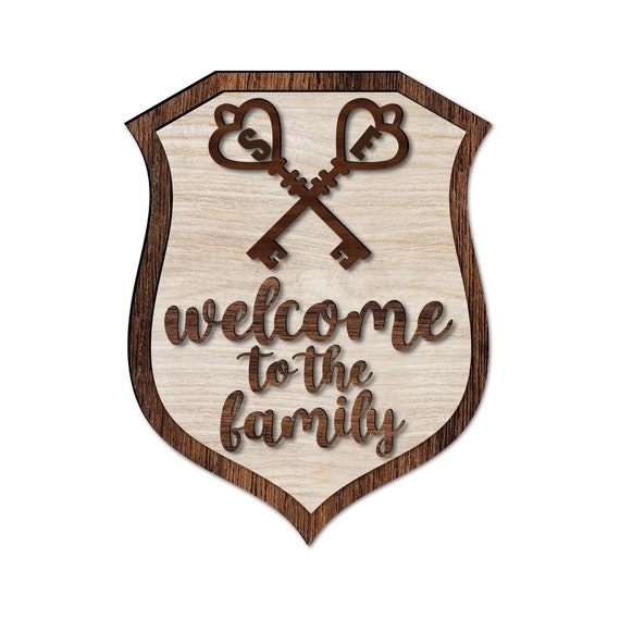 Welcome to the Family Sign SVG File. Laser Cut Files Welcome | Etsy