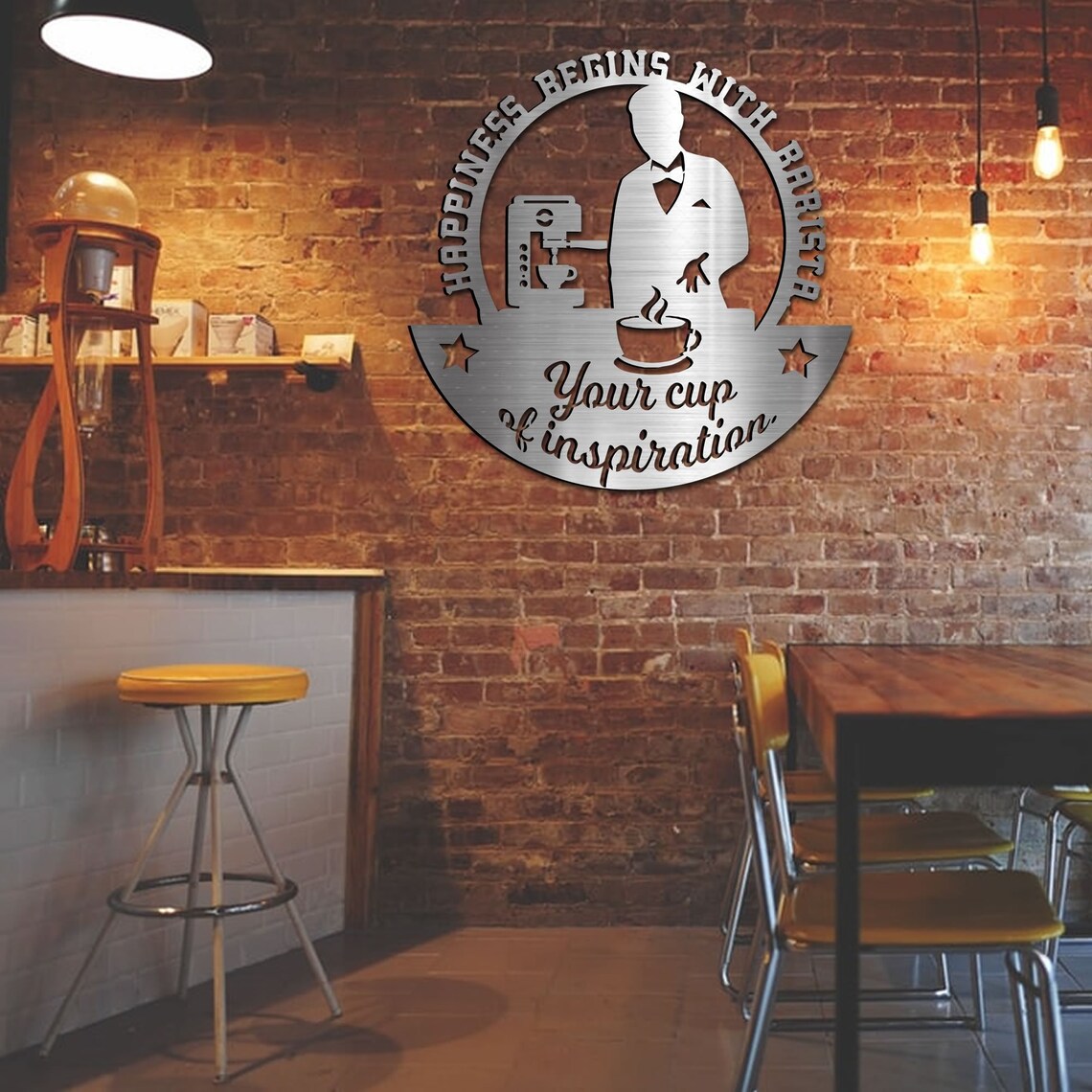Barista SVG. Barista Laser Cut File. Barista Wall Art. Barista Laser ...