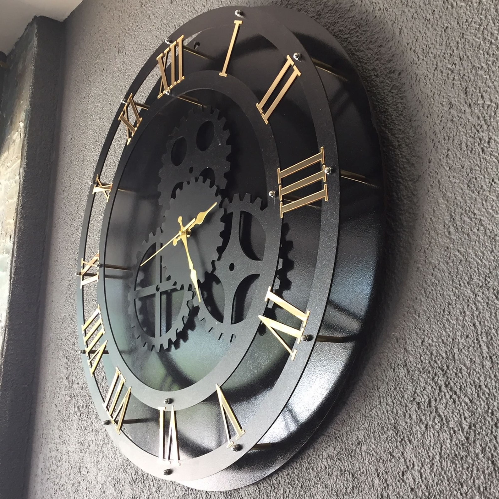 Laser Cut Wall Clock File With Layers and Wheels. Customizable - Etsy