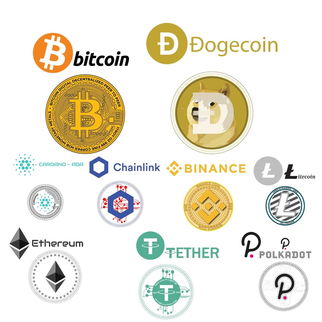 Bitcoin Svg Files. Dogecoin Svg Files. Binance Coin Svg Files. Cardano ...