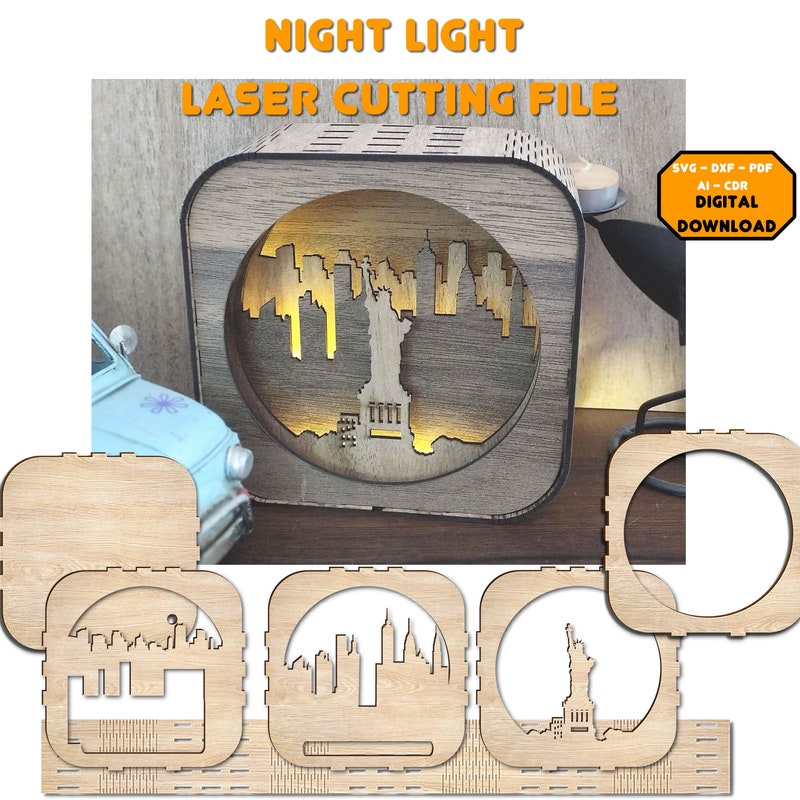 New York Night Box - Etsy UK