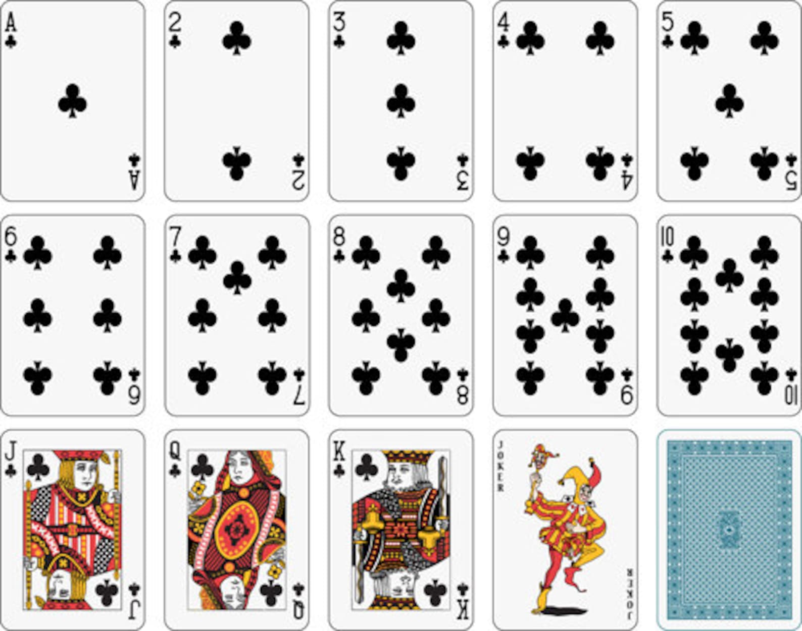 Playing Cards Set Vector Playing Cards Svg Printable or Laser - Etsy