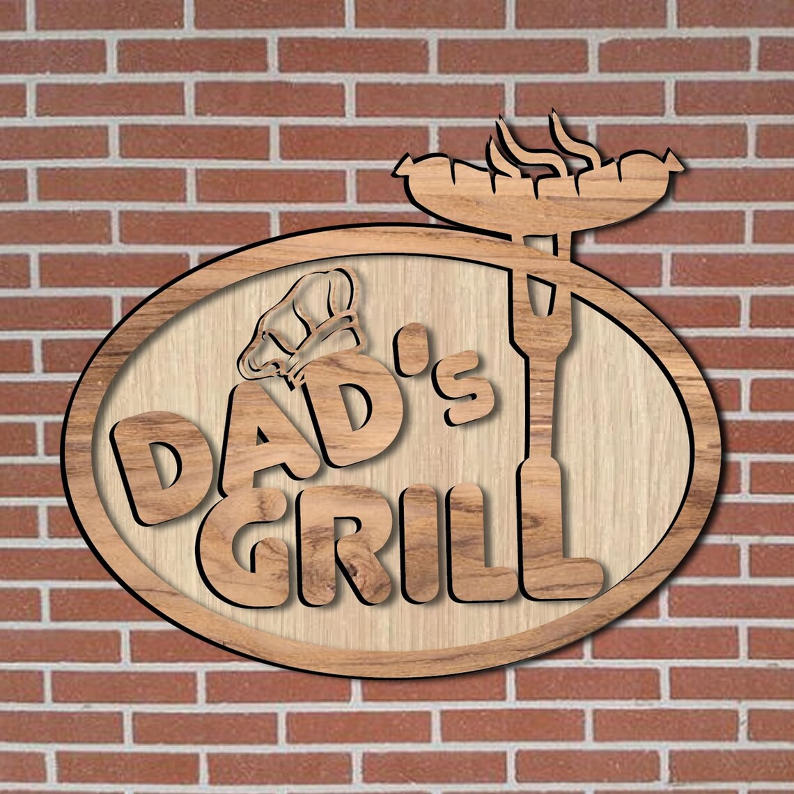 Dad's Grill Laser Cutting File. Dad's Grill Signage Laser Cutting File ...