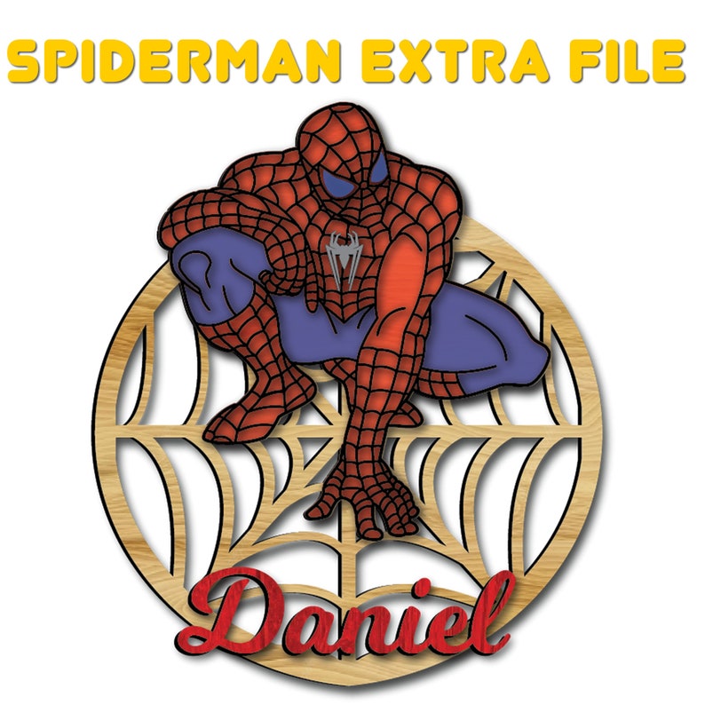 Spiderman Name Sign. Baby Door Hanger Hospital Boy. Spiderman - Etsy