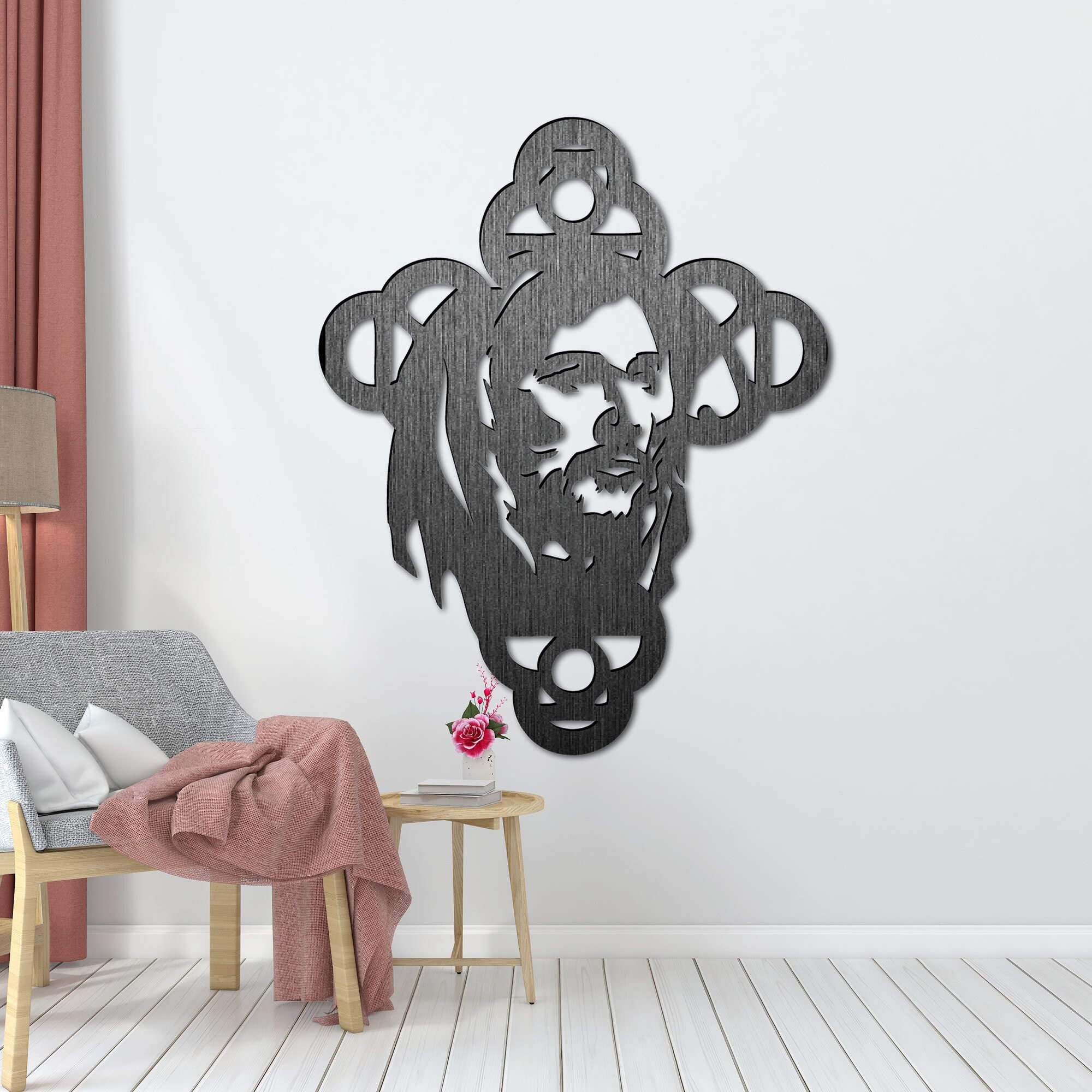 Jesus Face and Cross Laser Cut File.cricut File for Cutting - Etsy