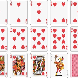 Playing Cards Set Vector, Playing Cards Svg Printable or Laser Cut File ...
