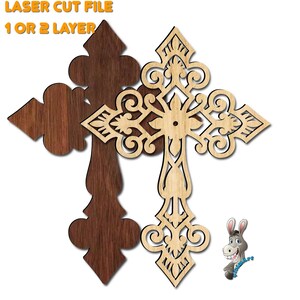Cross Laser Cut File. Vector File for Laser Cutting. Wall Art ...
