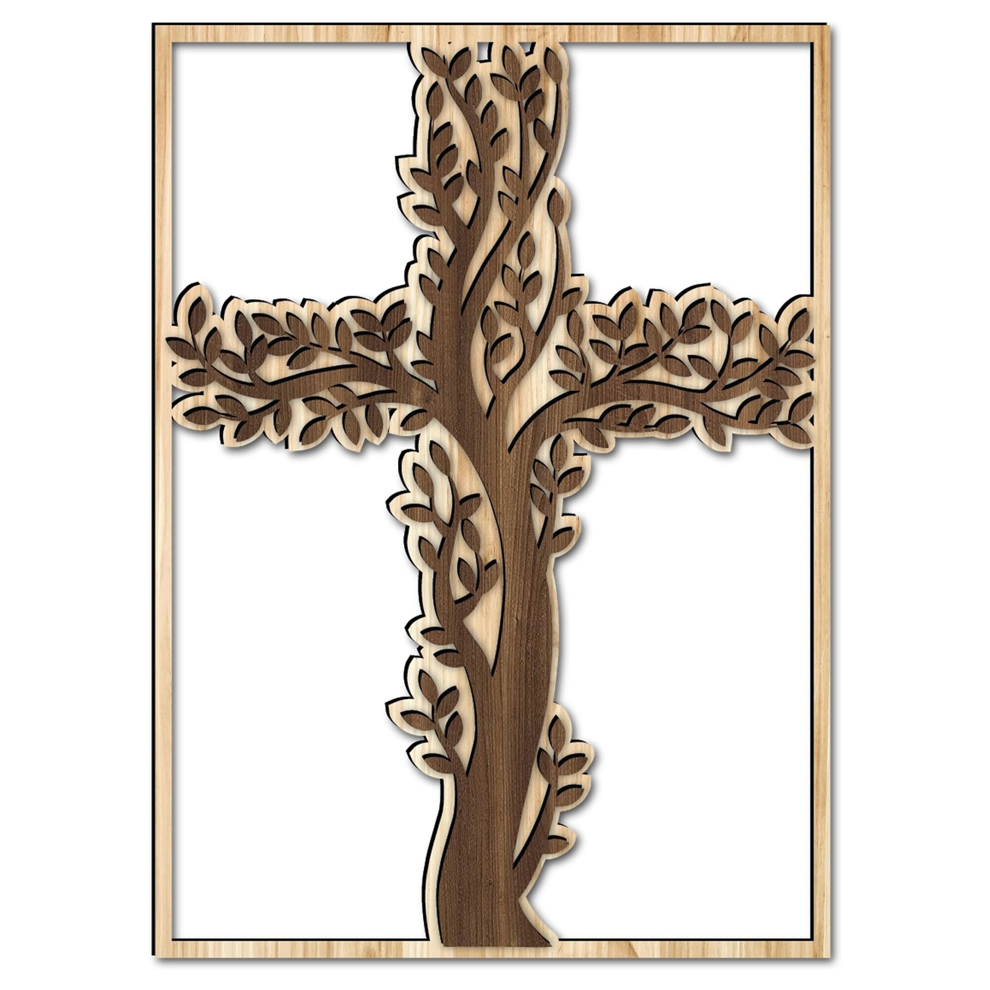 Tree of Life Cross SVG. Cross Models With Layer Options. Cross - Etsy