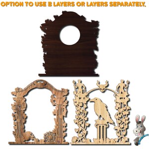 Gothic Themed Wall Art for Laser Cutting. Gothic Wall Hanging. Gothic ...