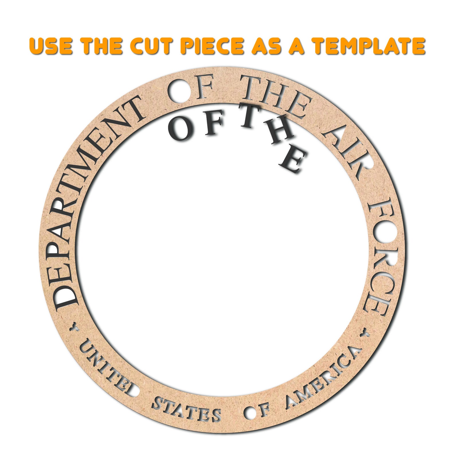 3-layer United States Air Force Wallboard for Laser Cutting. - Etsy