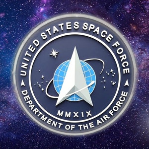 3-layer United States Space Force Wallboard for Laser Cutting. Space ...