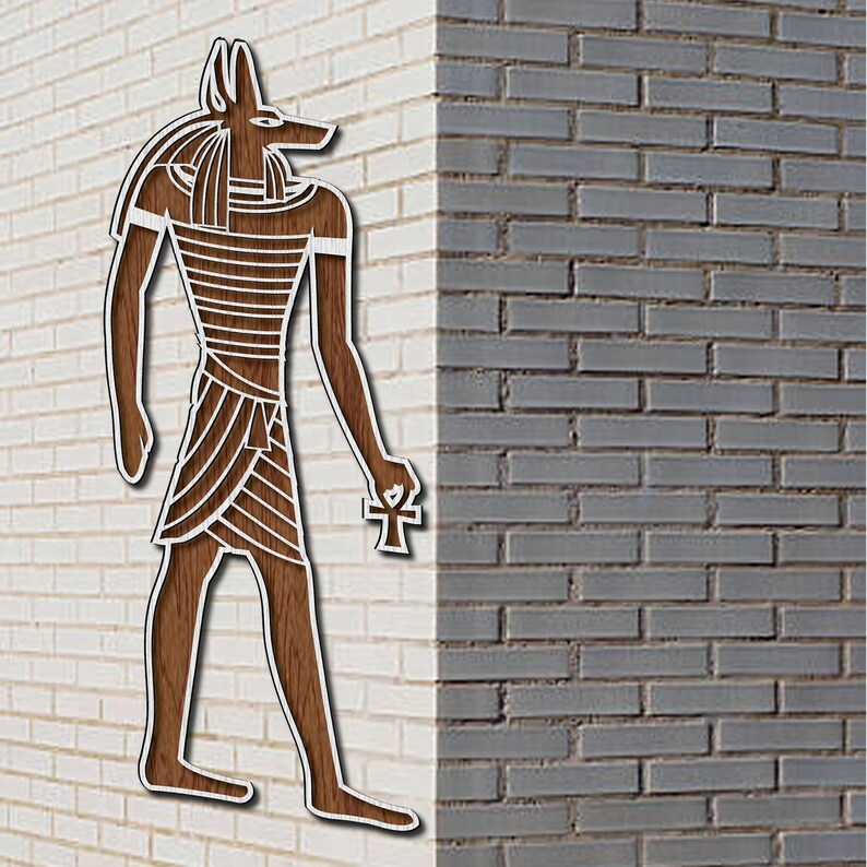 Anubis Laser Cutting and Engraving File. Anubis SVG File. Anubis and ...
