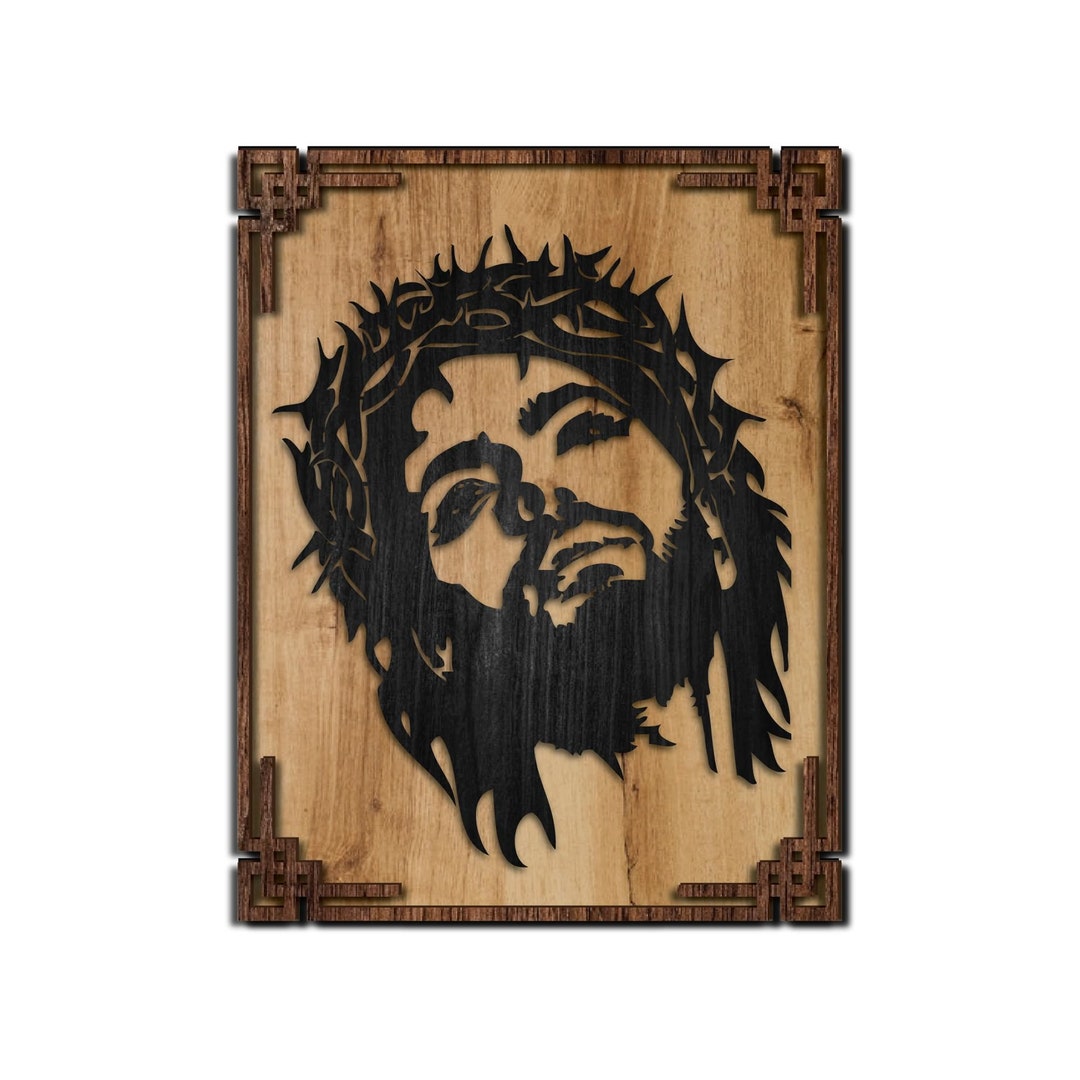 Jesus Laser Cut File. Vector File for Laser Cutting. Wall Art ...