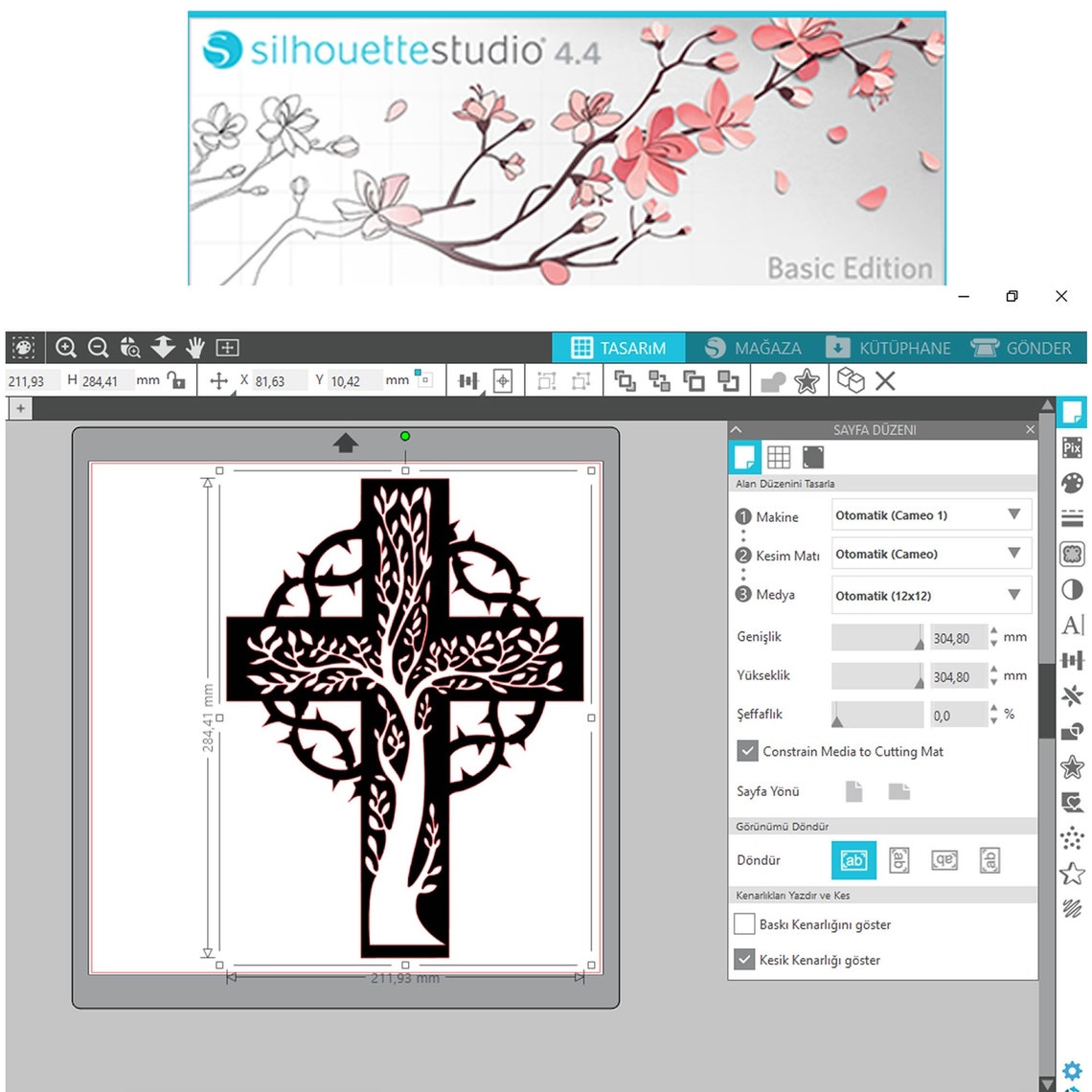 2 Layered Tree Cross SVG. Cross Models With Layer Options. - Etsy