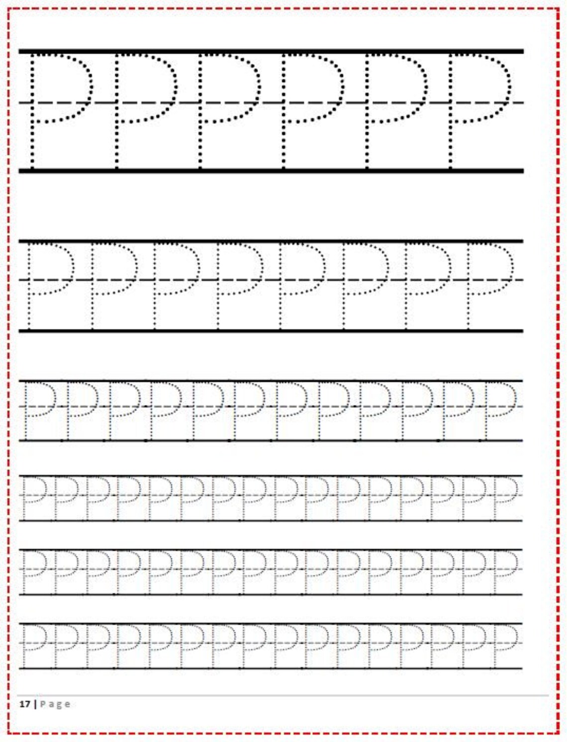Learn Alphabets Tracing-pre-k & Kindergarten Uppercase/capital Letter ...