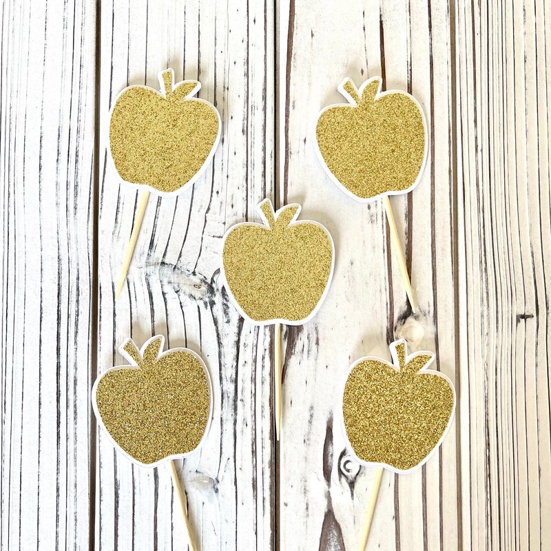 Apple Cupcake Topper - Etsy