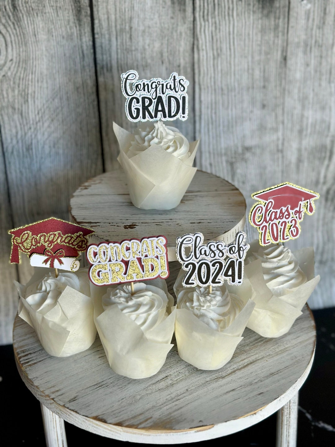 Graduation Party | Graduation Cake Toppers | Cupcake Toppers - Etsy