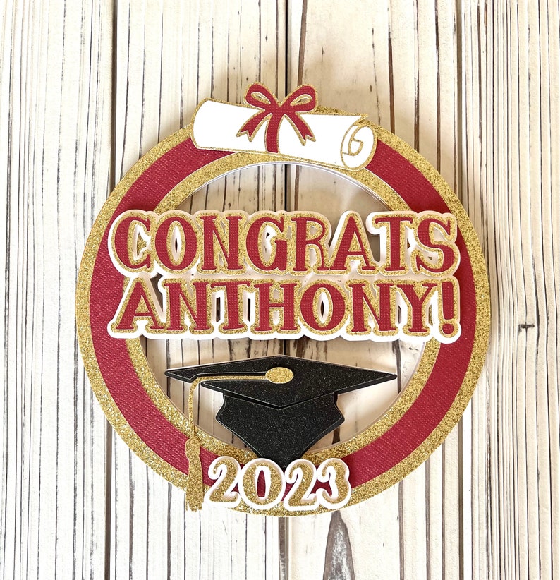 Graduation Cake Topper Graduation Party Decoration - Etsy