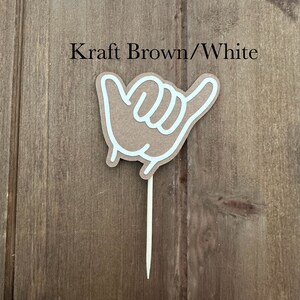 Birthday Party Cupcake Toppers | the Shaka Logo Inspired Decoration ...